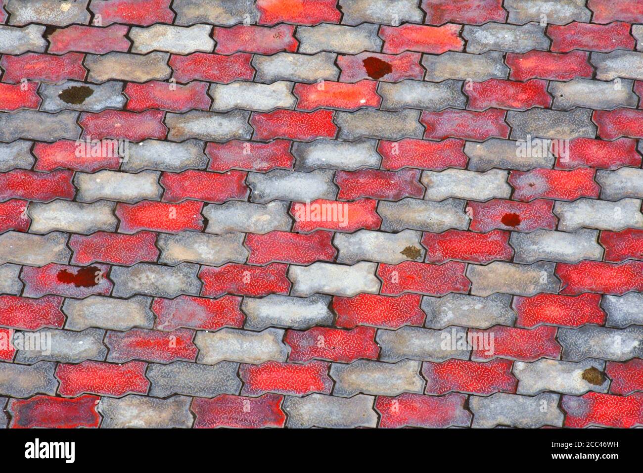 Unique background of Red and white brick, bricks use for background ...