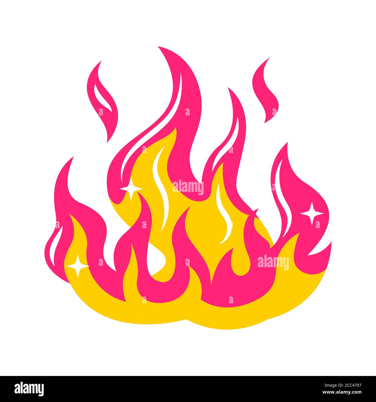 Stylized fire hi-res stock photography and images - Alamy