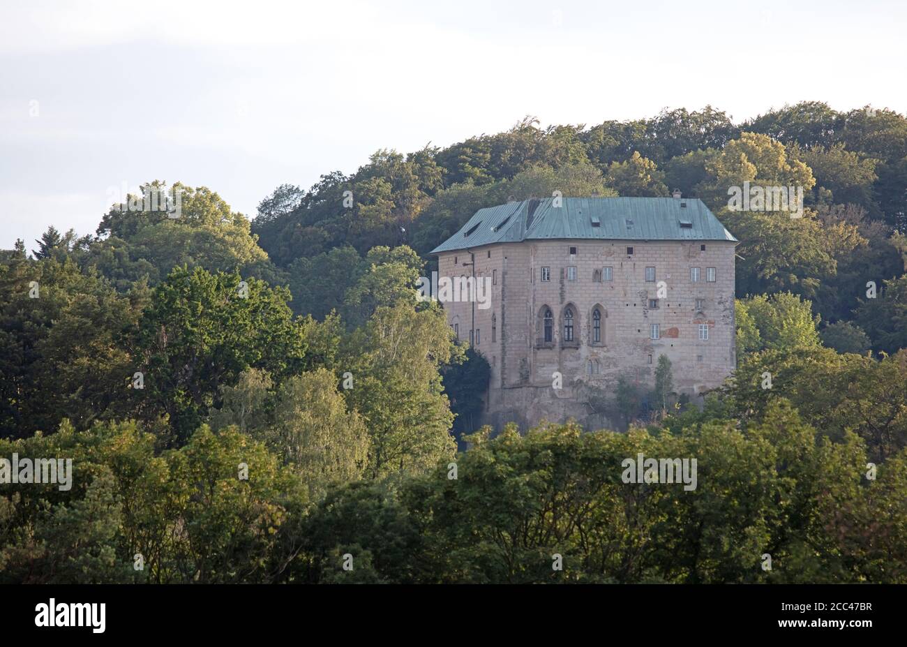 Houska Castle is an early Gothic castle. It is one of the best ...