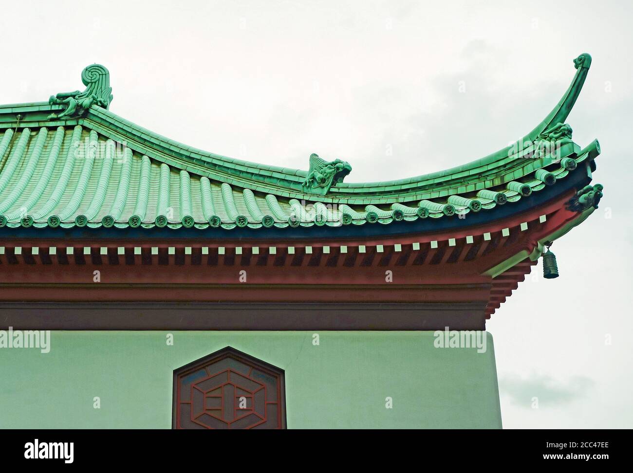 Closeup shot of Chinese roof architecture Stock Photo - Alamy