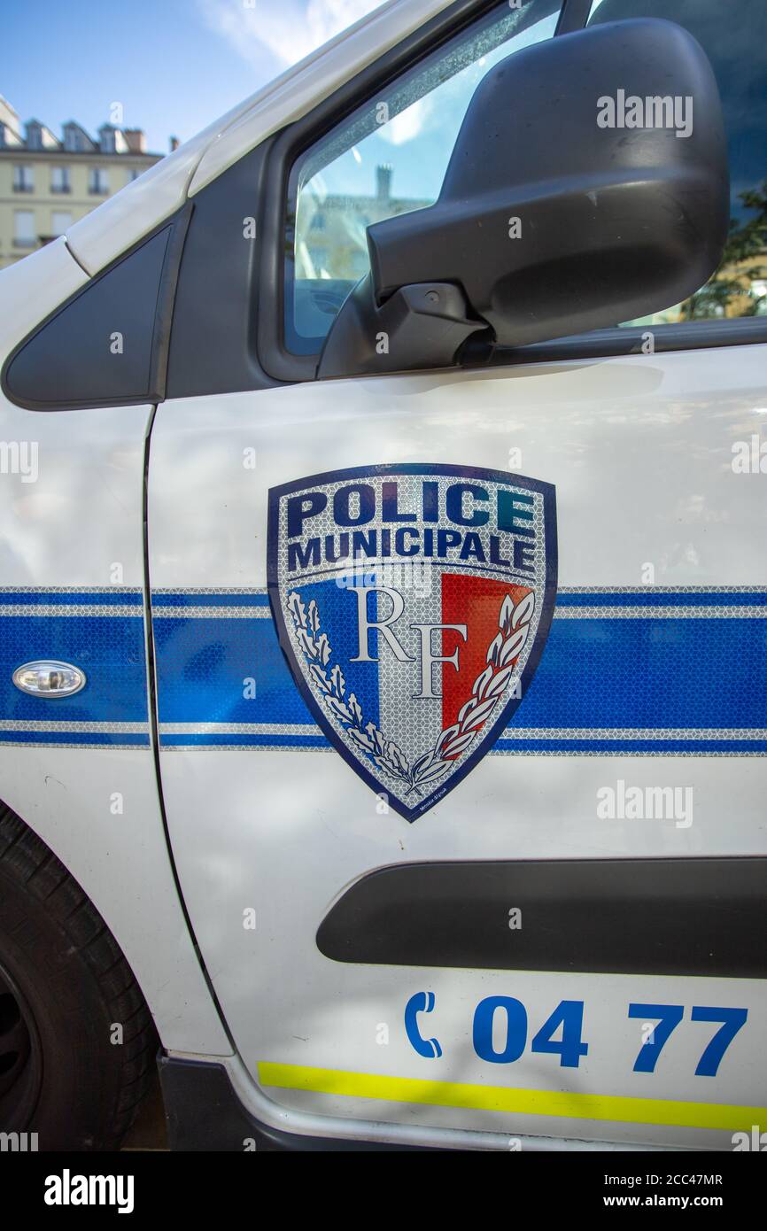 Police siren france hi-res stock photography and images - Alamy