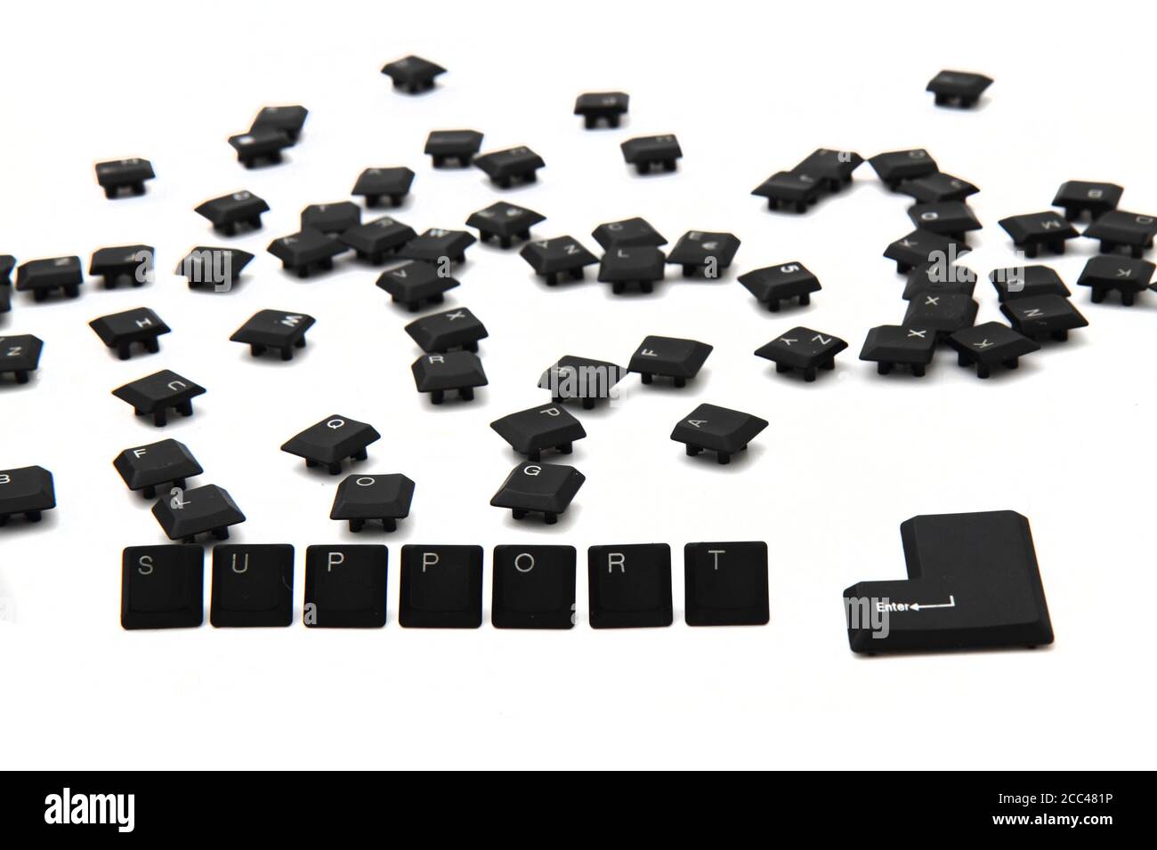 word recycle from keyboard keys isolated on the white background Stock ...