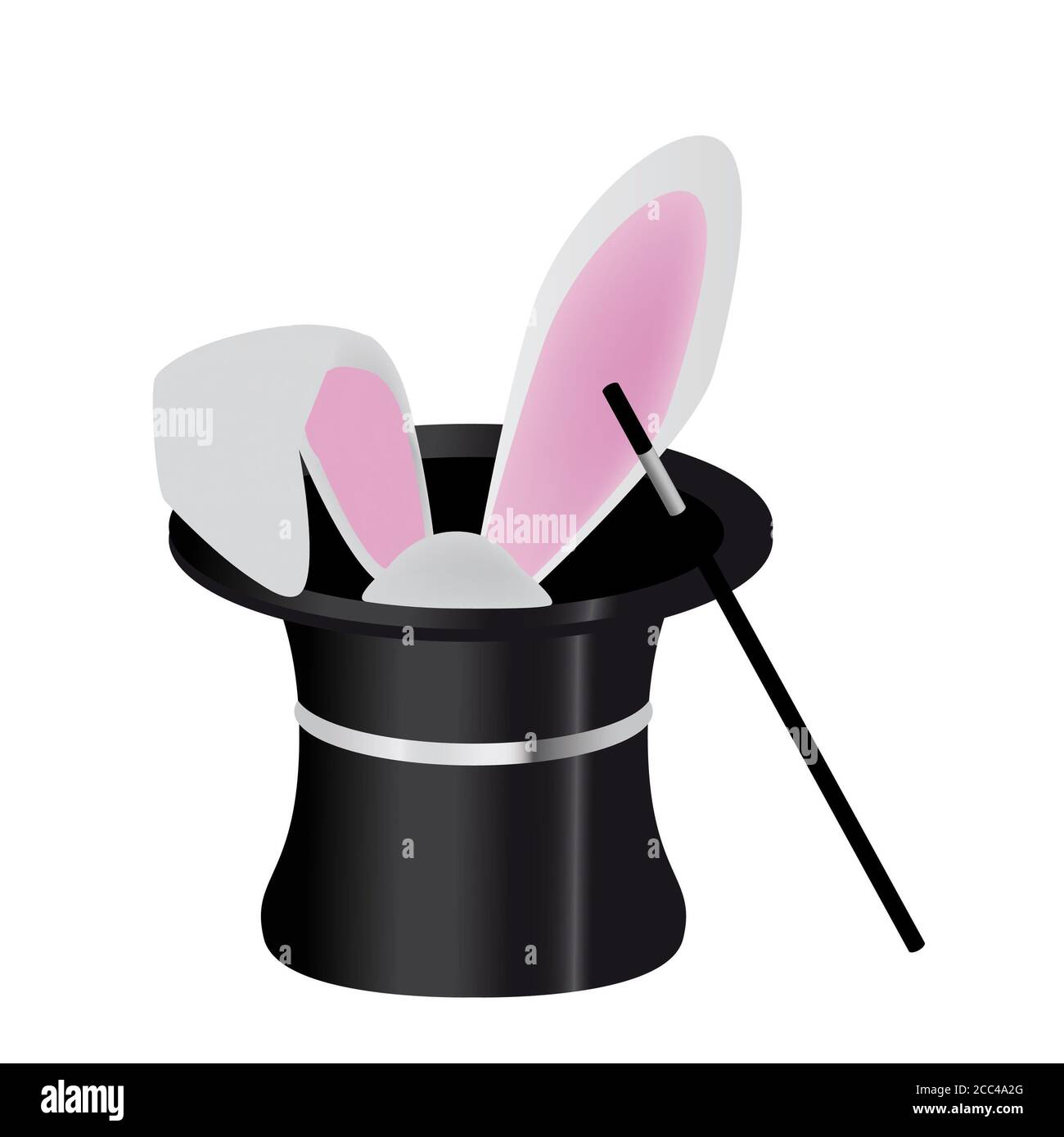 Magicians hat black background hi-res stock photography and images - Alamy