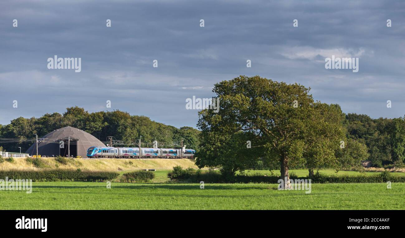 First Transpennine Express CAF class 397 electric train passing the ...