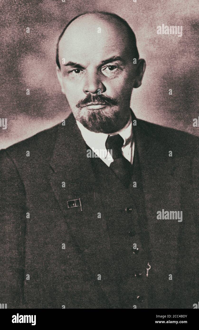 Vladimir Ilyich Ulyanov (1870 – 1924), better known by his alias Lenin ...