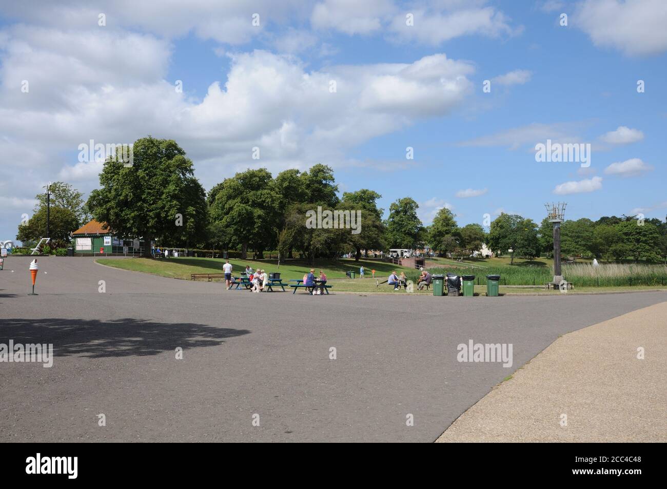 View Promenade Park, Maldon, Essex. The park was opened in1895 Stock ...