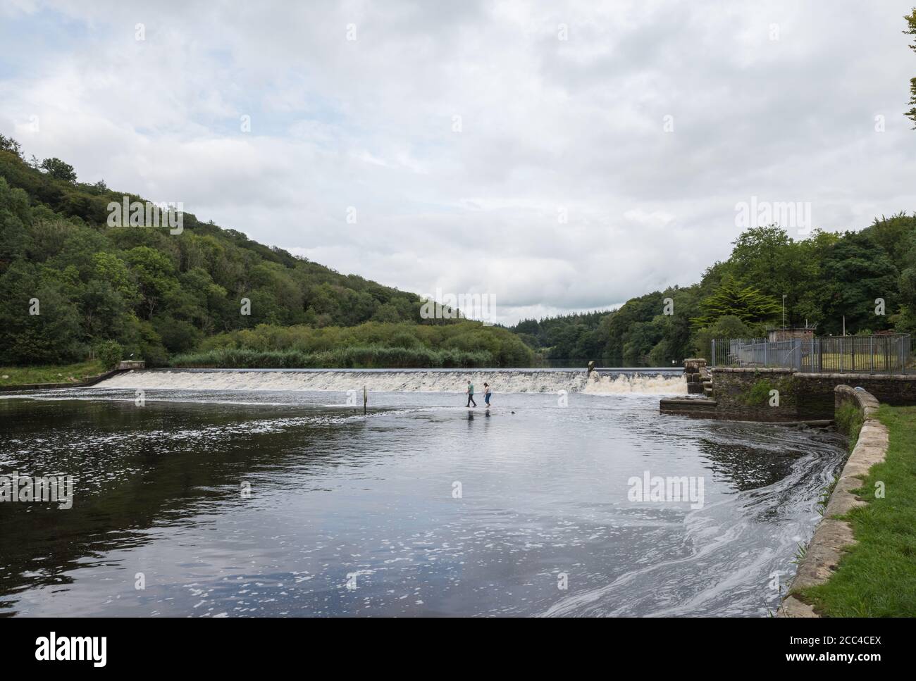 Lopwell dam on river tavy hi-res stock photography and images - Alamy