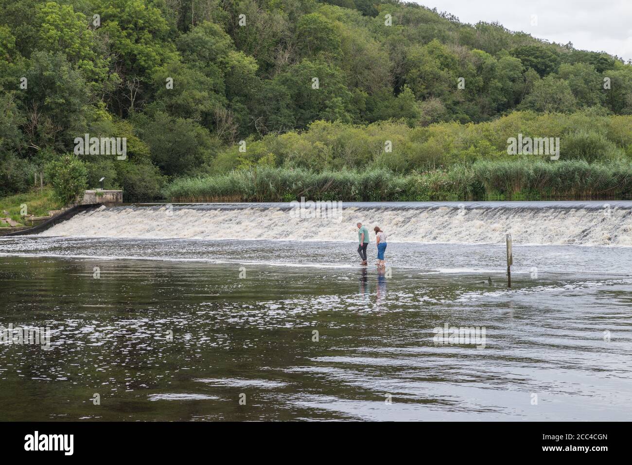 Lopwell dam on river tavy hi-res stock photography and images - Alamy