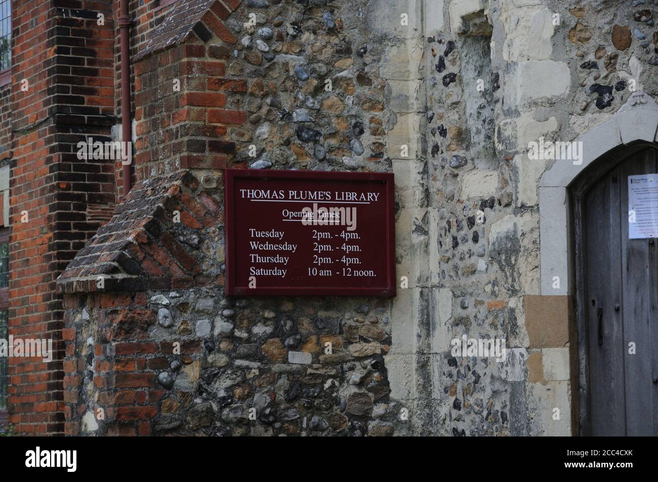 The Thomas Plume's Library, Maldon, Essex Stock Photo - Alamy