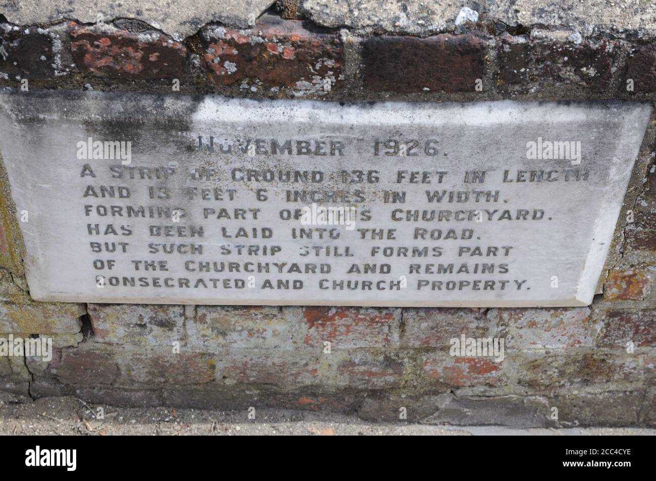 Plaque on yard wall The Thomas Plume's Library, Maldon, Essex Stock ...