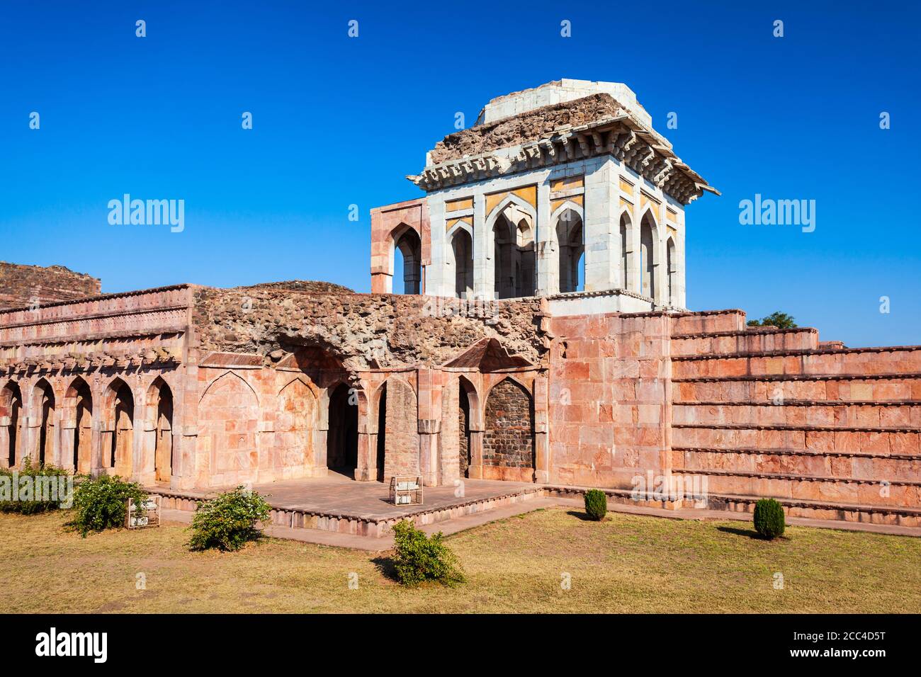 Ashrafi Mahal Palace in Mandu ancient city Madhya Pradesh state of ...
