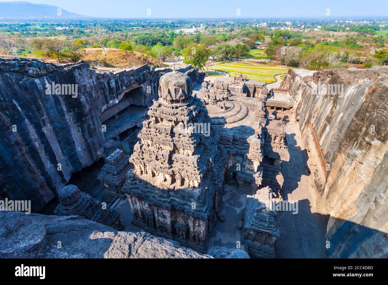 The Kailasa or Kailash Temple is the largest rock cut Hindu temple at ...