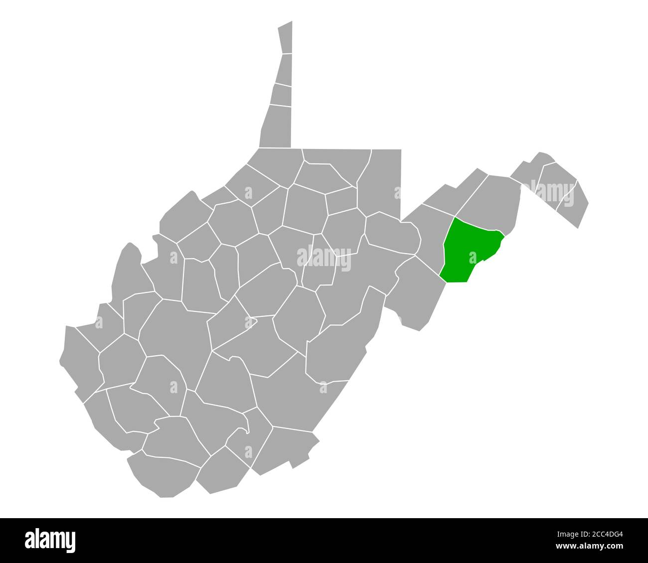 Map of hardy county virginia hi-res stock photography and images - Alamy