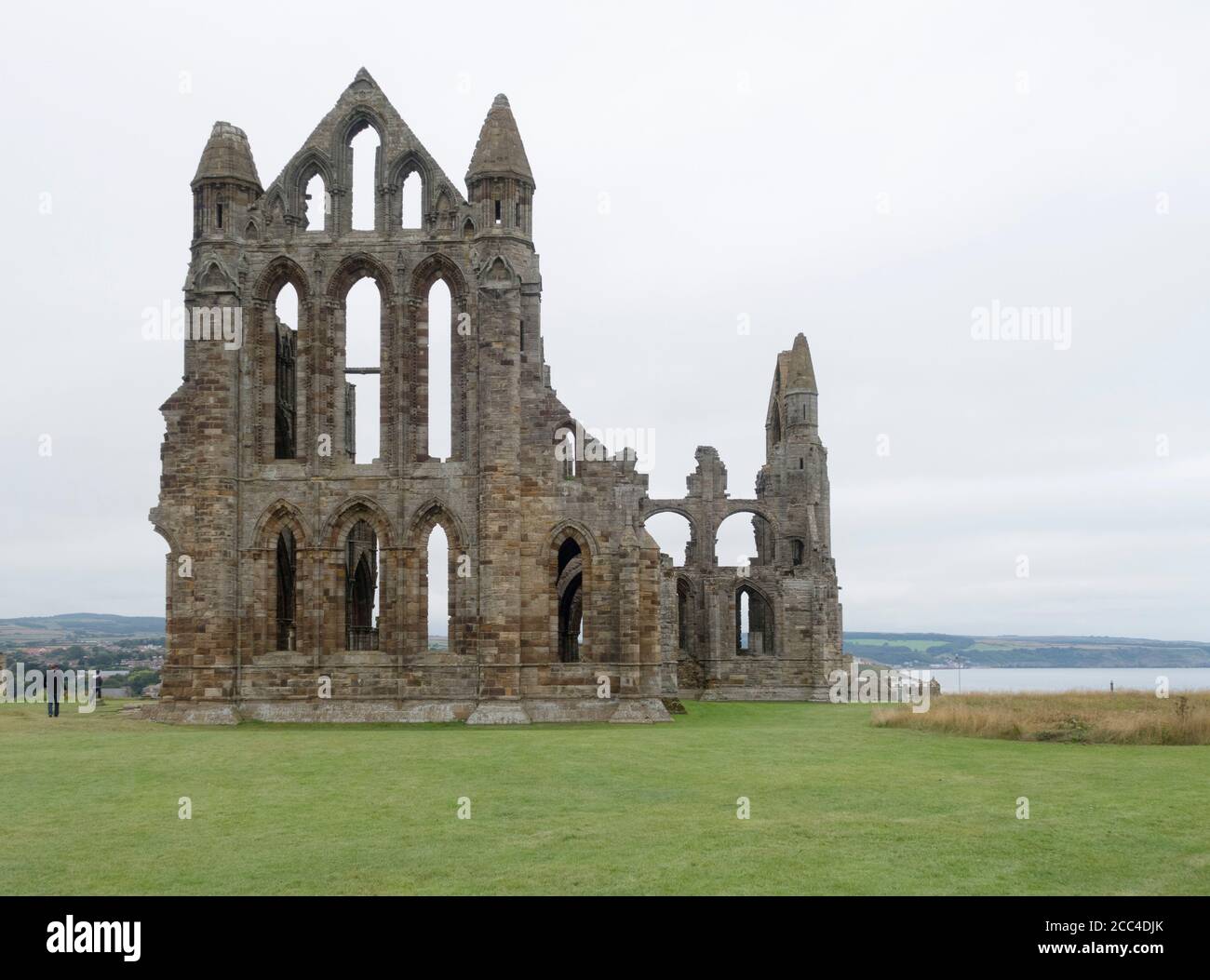 Whitby Abbey ruins, 7th century Christian monastery. Whitby North ...