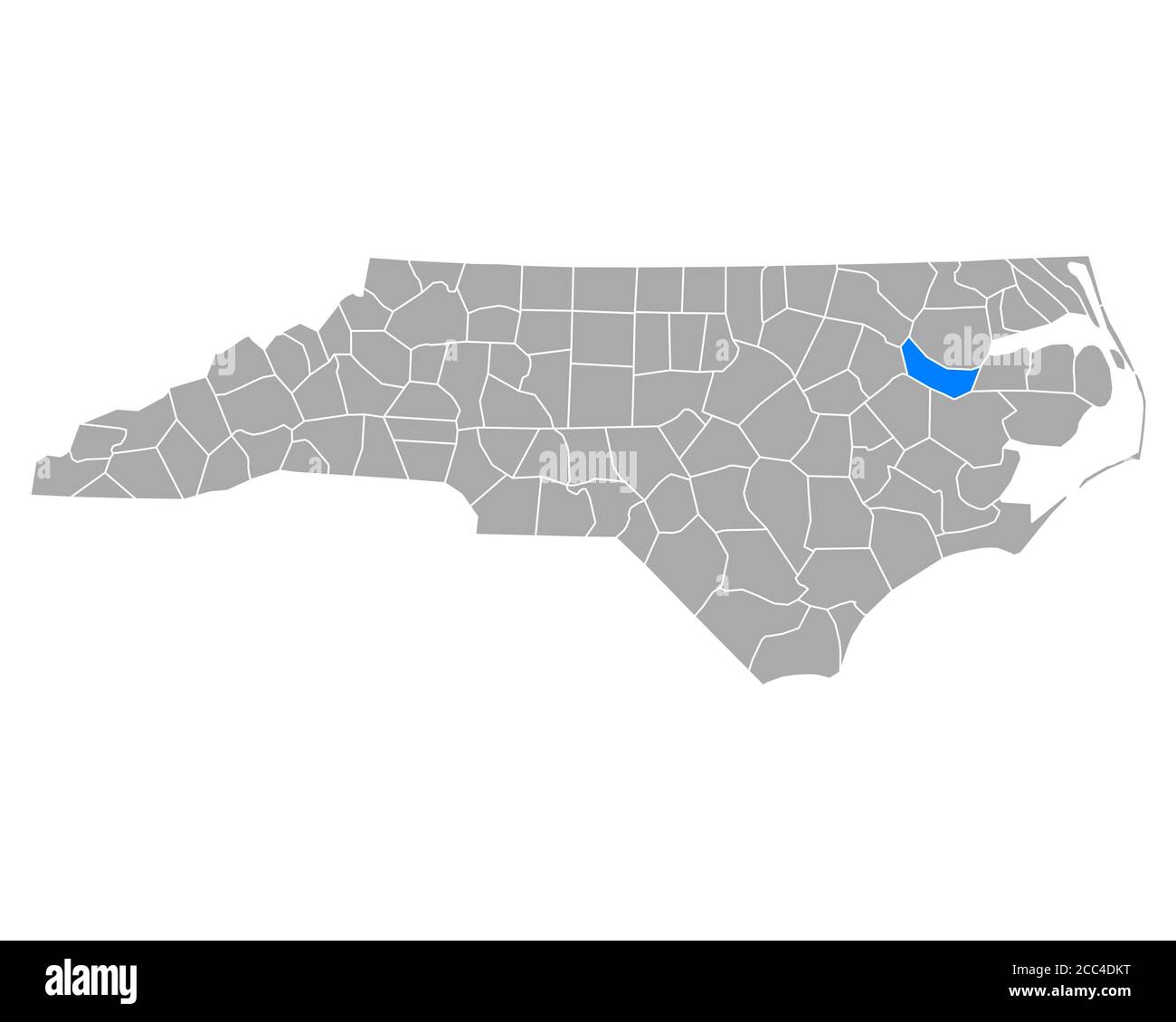 Map of Martin in North Carolina Stock Photo - Alamy