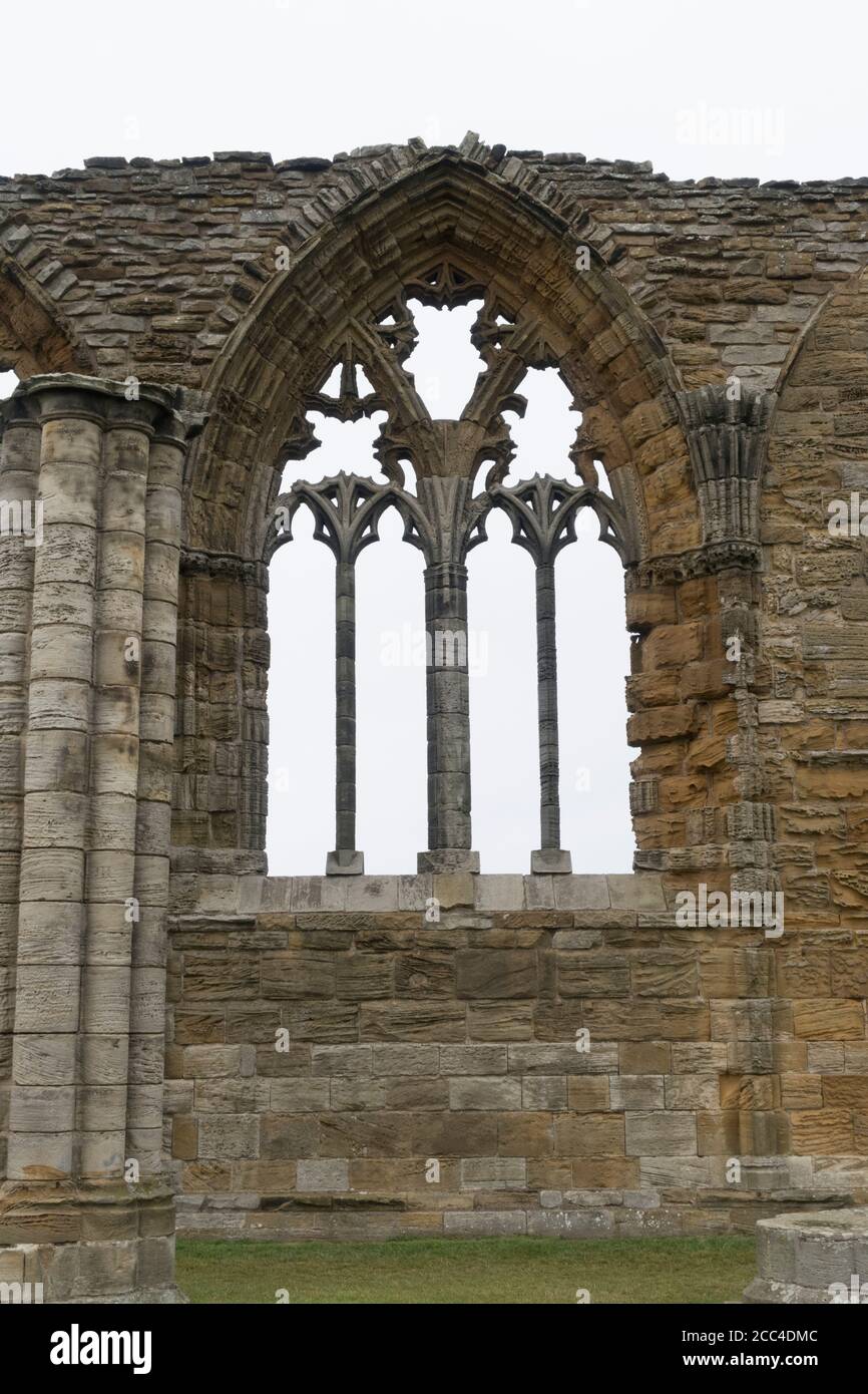 Whitby Abbey ruins, 7th century Christian monastery. Whitby North ...