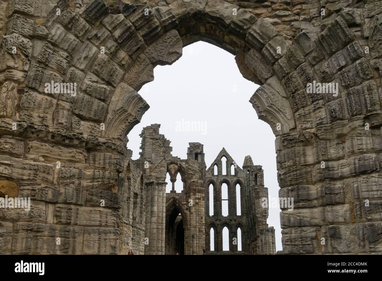 Whitby Abbey ruins, 7th century Christian monastery. Whitby North ...