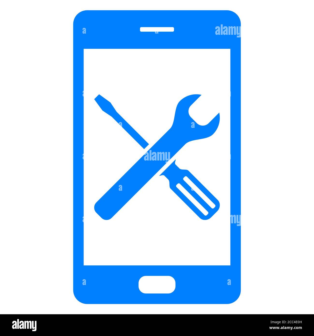 Tools and smartphone Stock Photo - Alamy