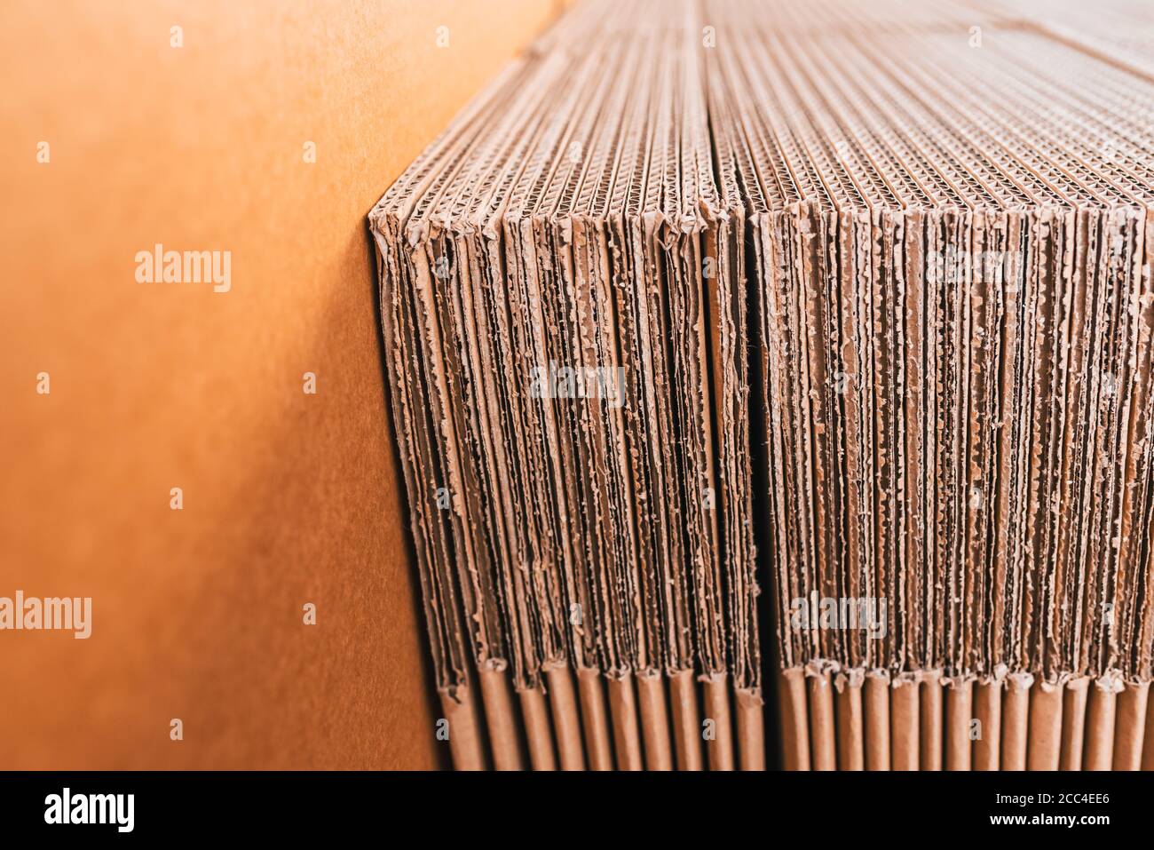 New unused cardboard boxes made from recycled material Stock Photo - Alamy