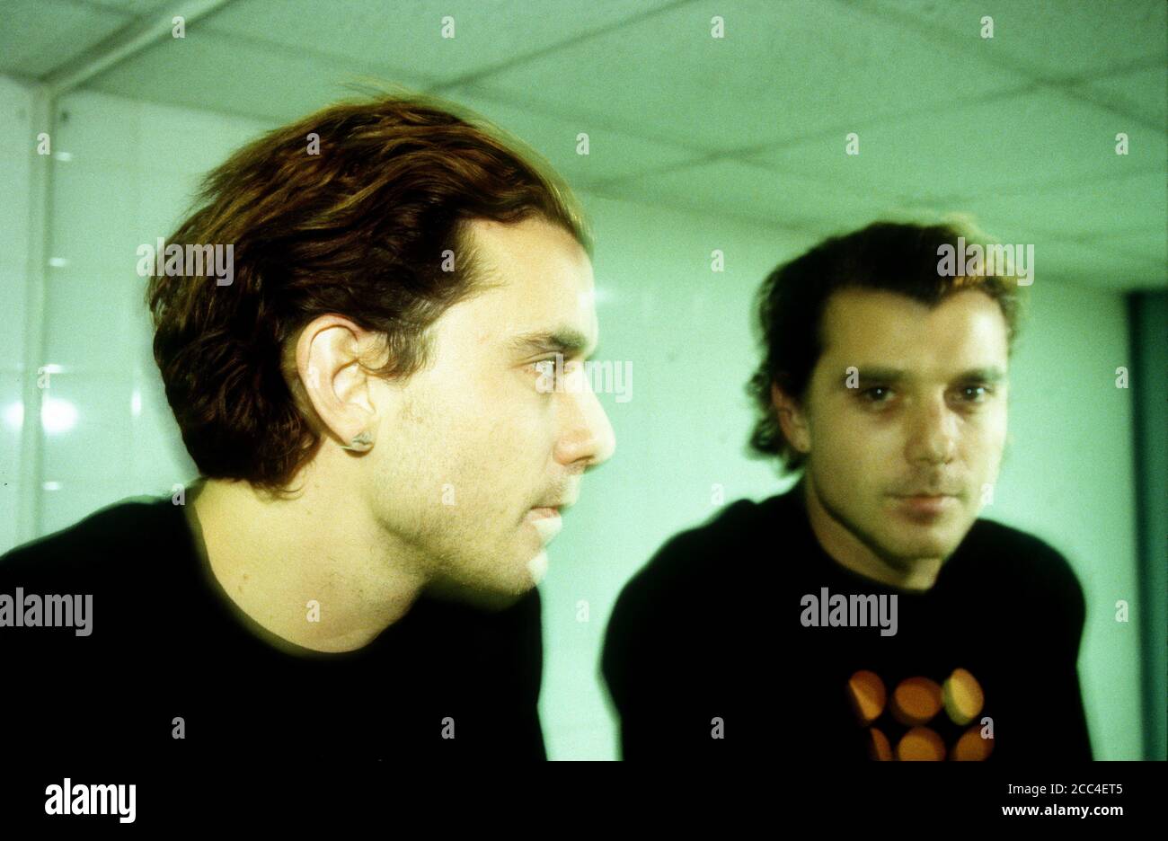 Gavin Rossdale lead singer in Bush, Photographed backstage at the ...