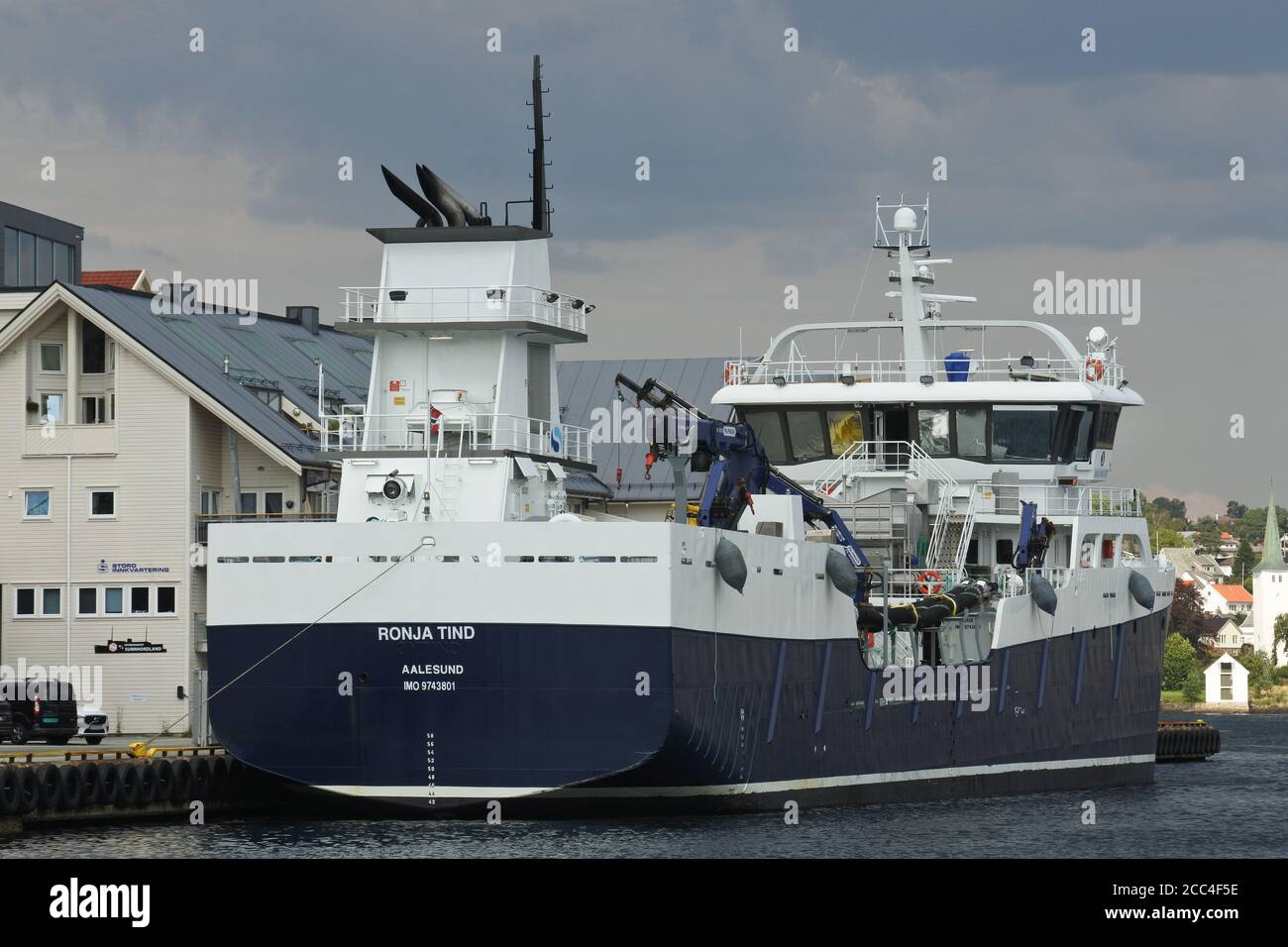 Ronja Tind, wellboat / fish carrier in Leirvik, Stord, Vestland, Norway ...