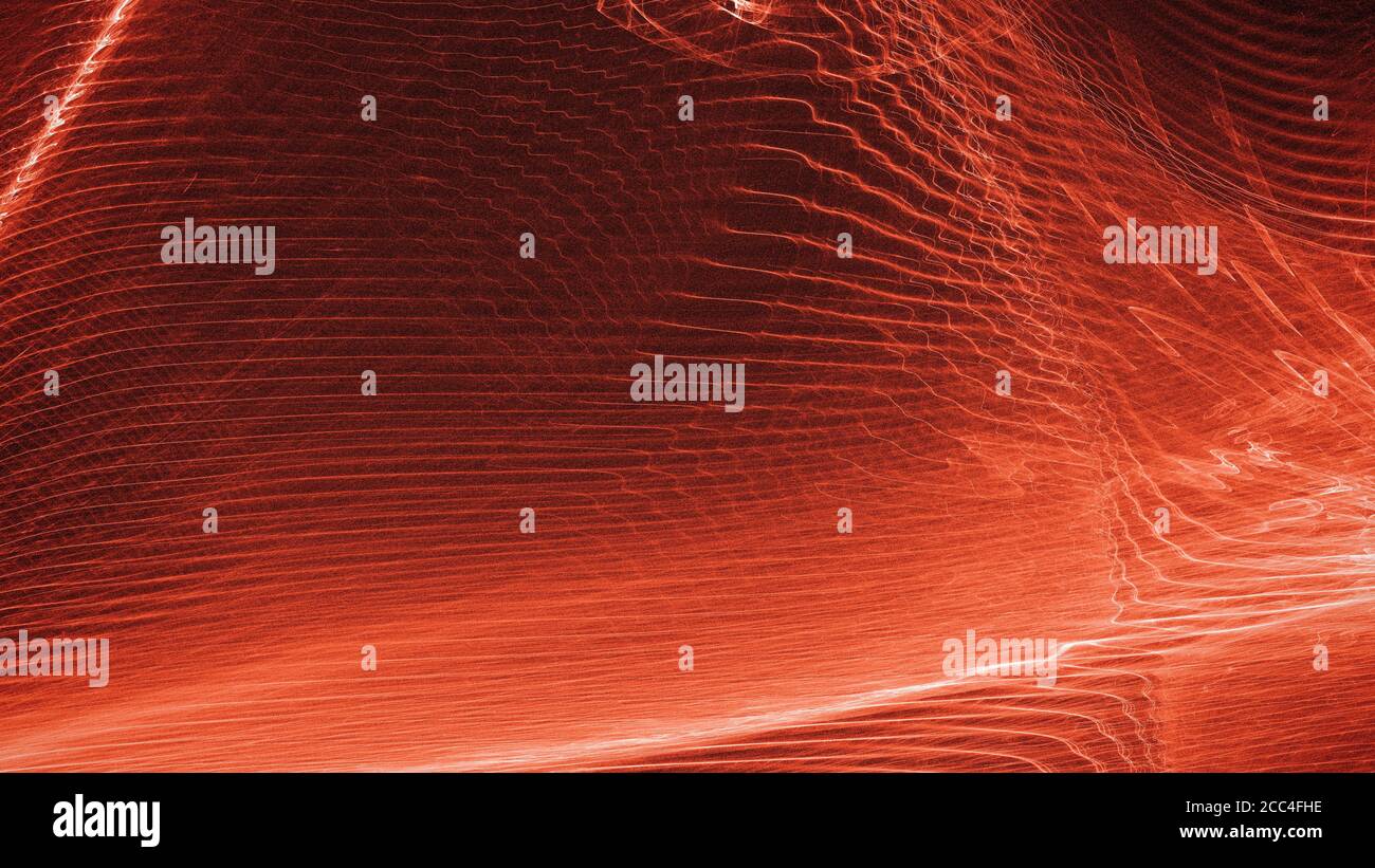 Orange background texture. Retro parallel curvy lines Stock Photo - Alamy