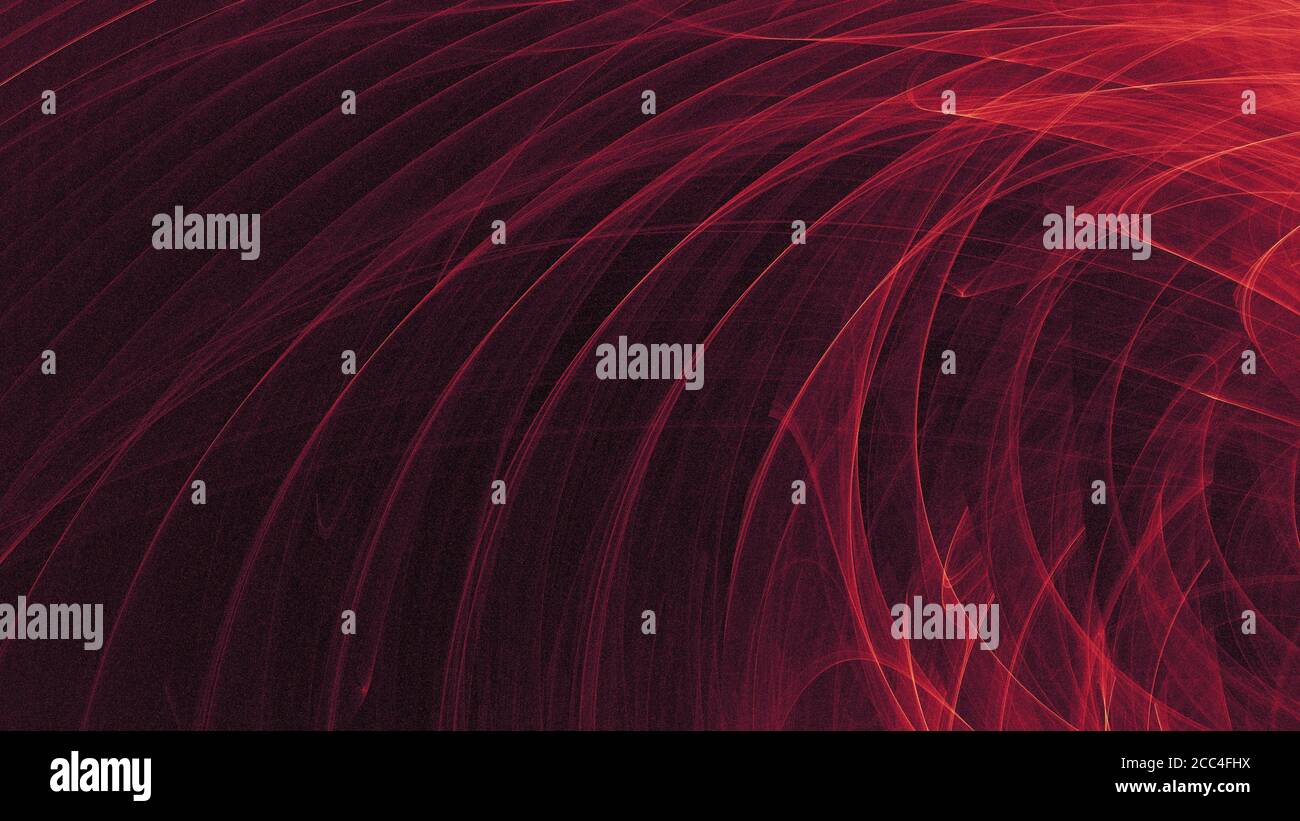 Vibrant red and black art background texture. Retro parallel curvy ...