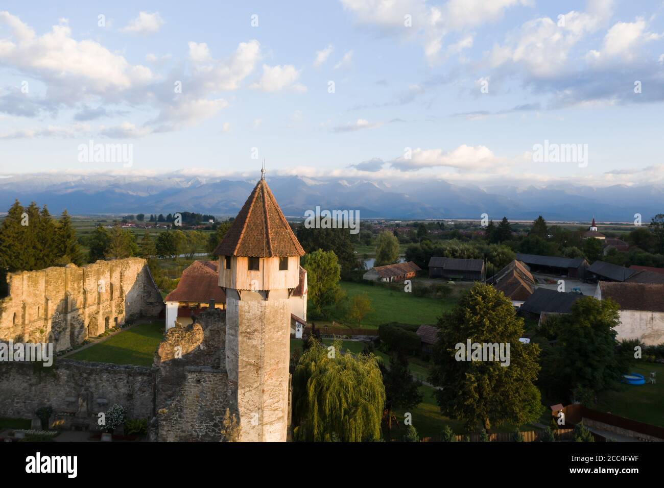 Carta - Ruins of Medieval Cistercian abbey from Carta village, Sibiu ...