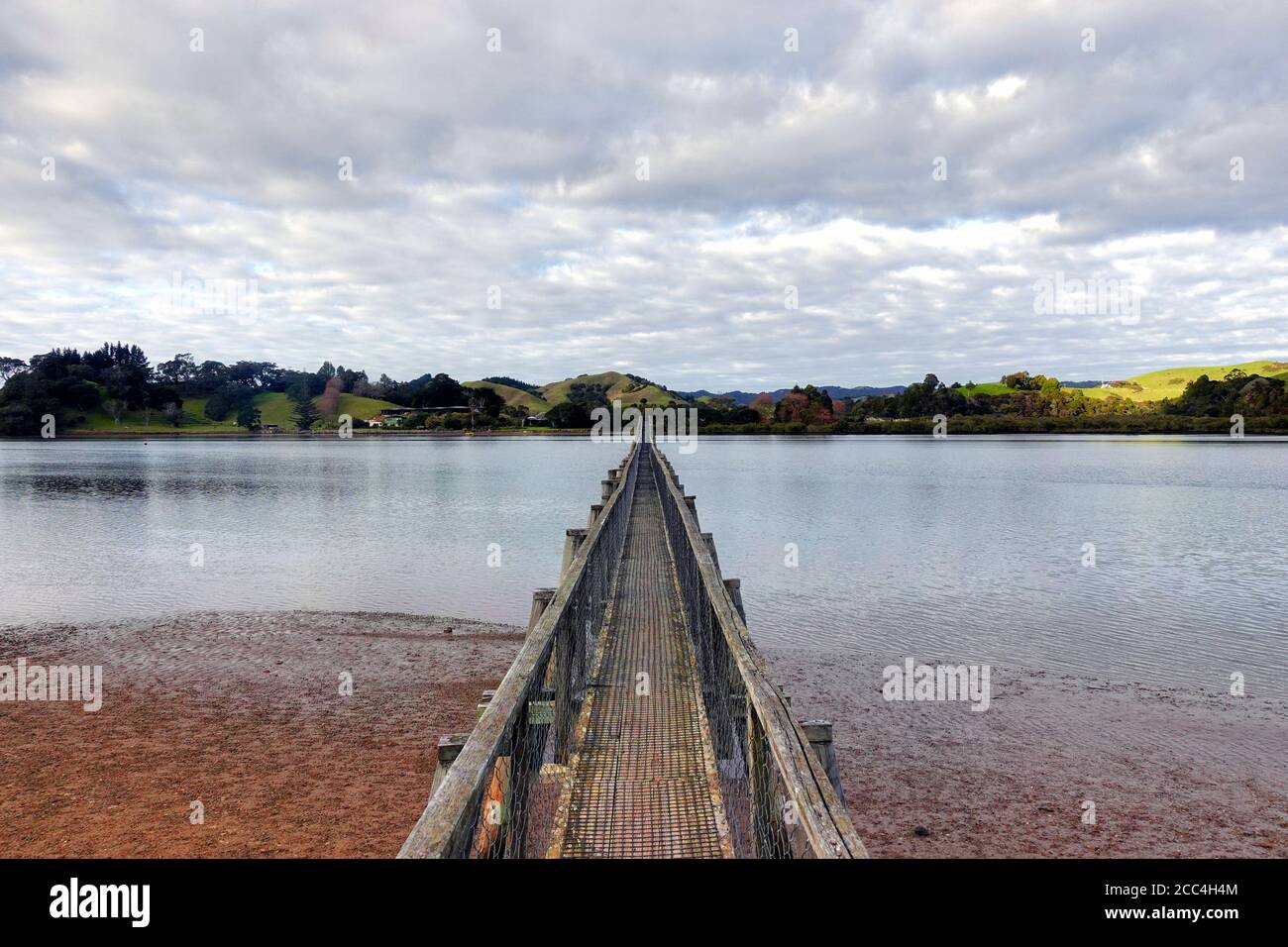 The Longest Footbridge in the Southern Hemisphere, at Whananaki, North ...