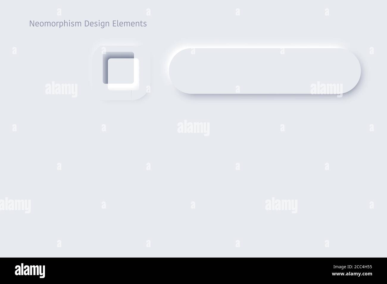 Editable white and black neomorphic buttons set. Sliders for websites ...