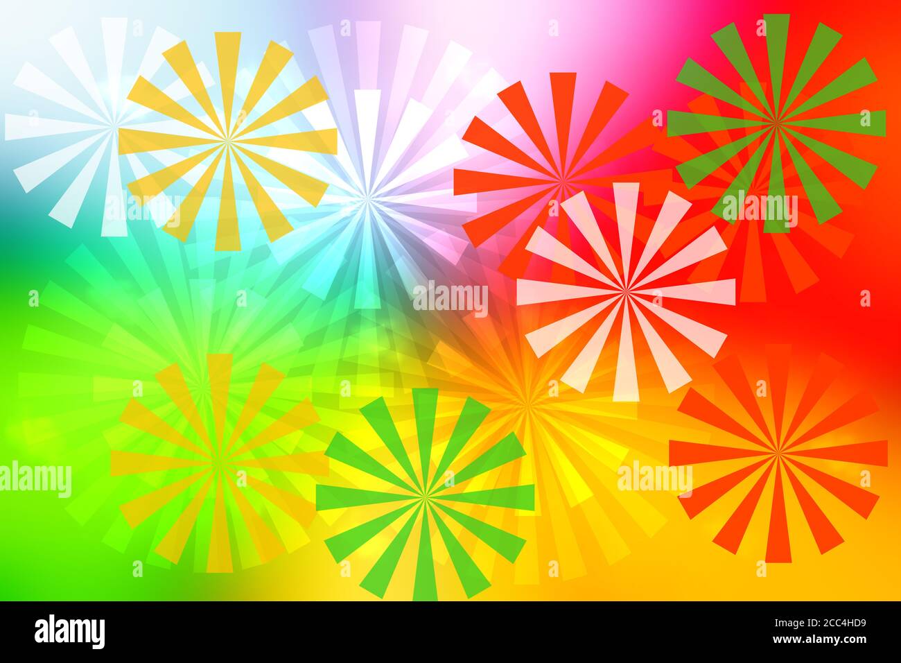 Abstract fresh vivid multicolored fantasy rainbow background summer ...