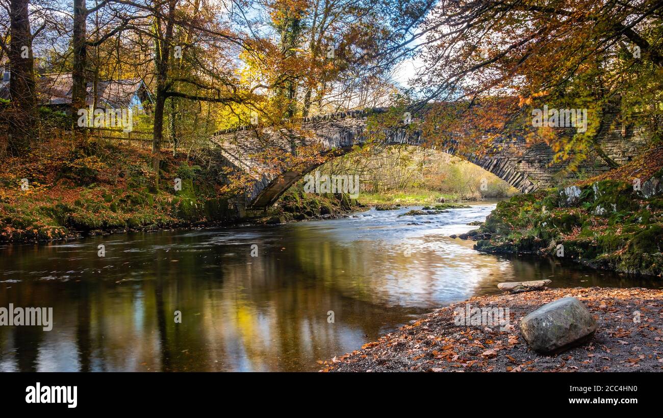Clappersgate Bridge, English Lake District Stock Photo - Alamy