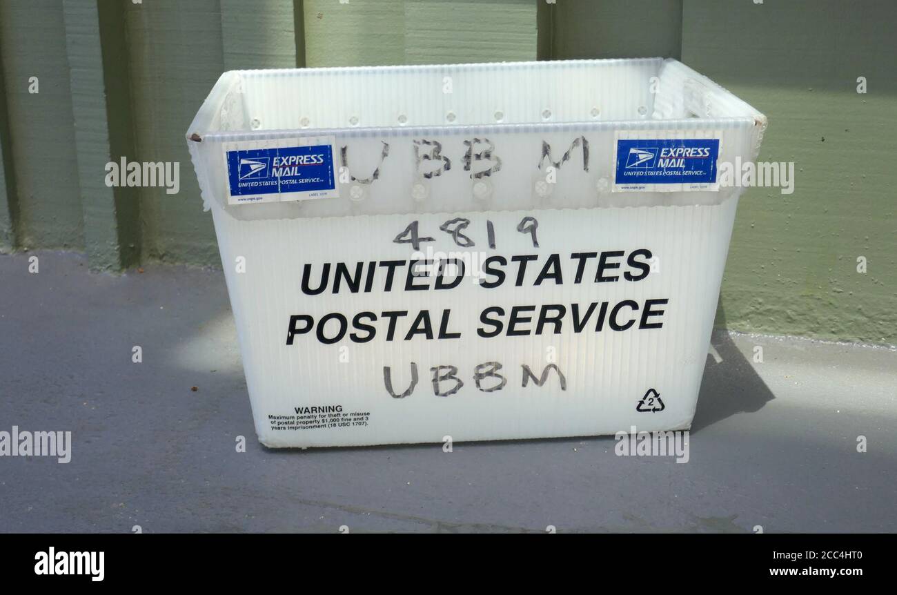 Los Angeles, California, USA 18th August 2020 A general view of US Post ...