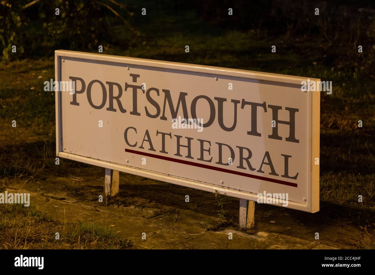 Portsmouth cathedral sign hi-res stock photography and images - Alamy