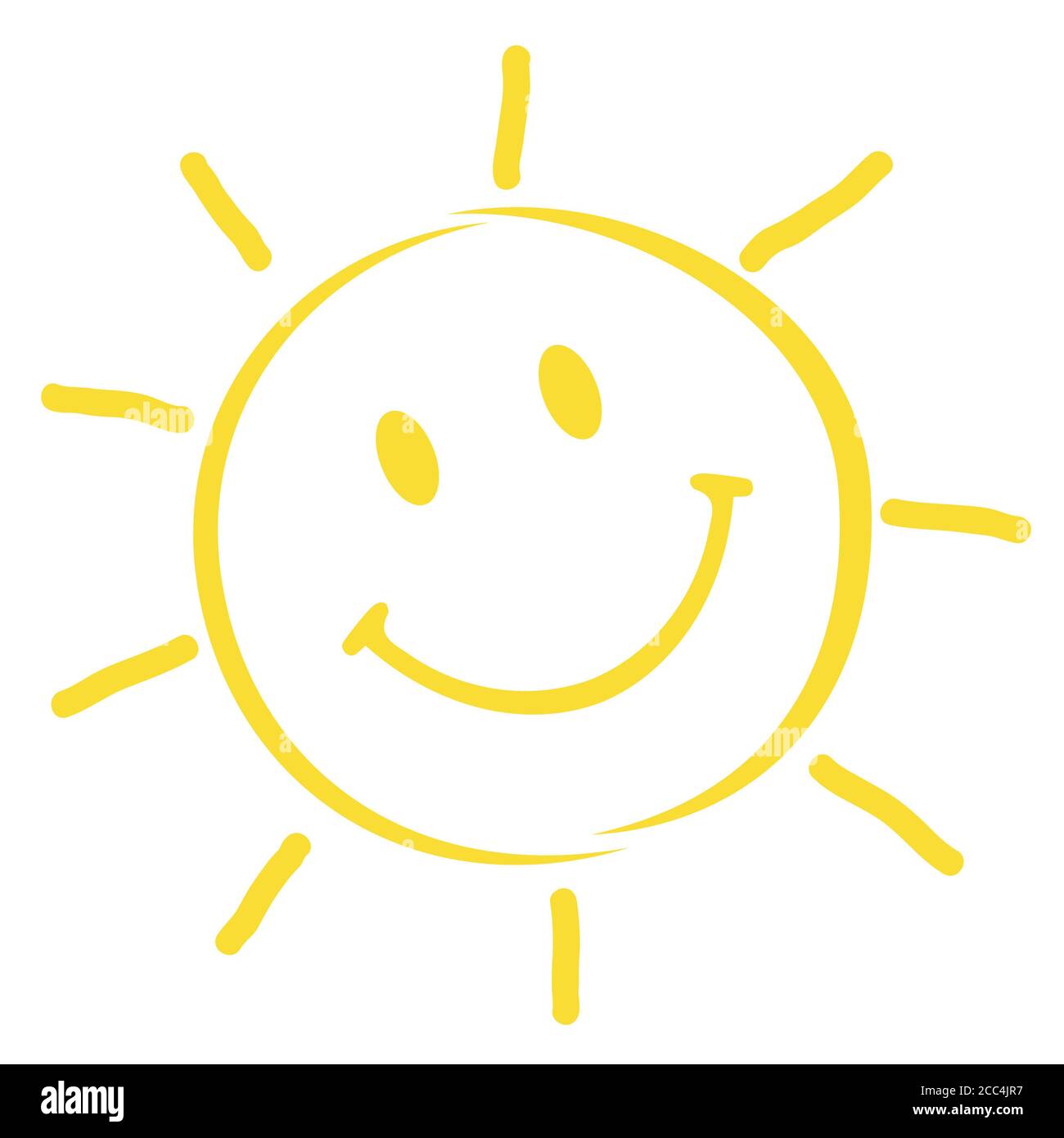 Smiley on the beach Cut Out Stock Images & Pictures - Alamy