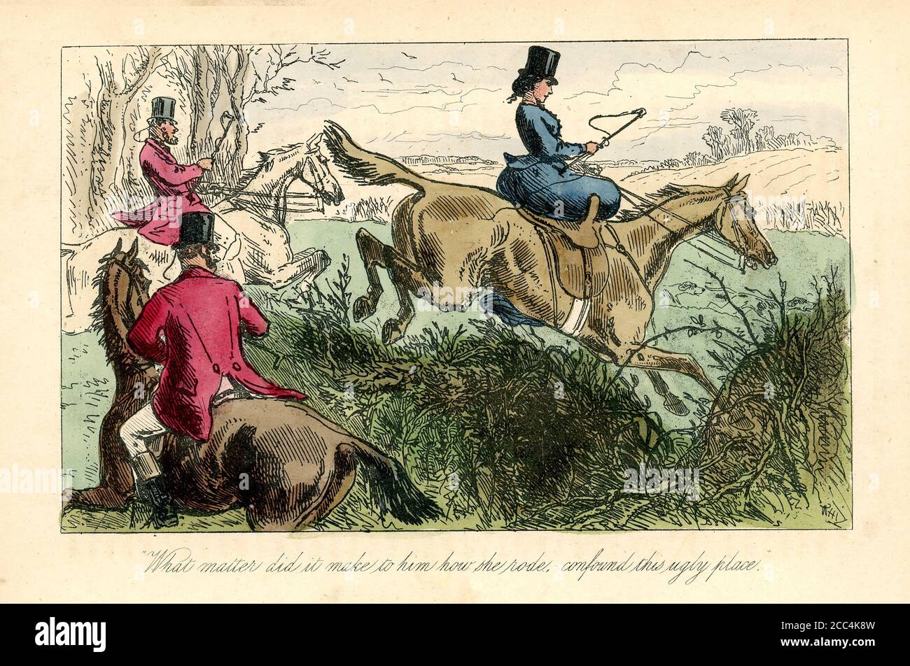 "What matter did it make to him how she rode, confound this ugly place ...