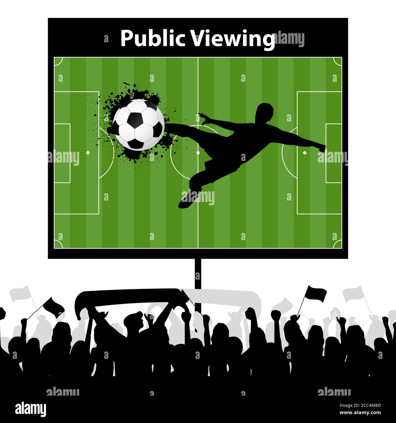 Public viewing monitor hi-res stock photography and images - Alamy