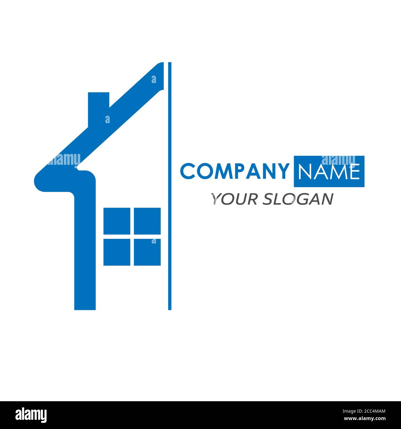 Logo template for a company building and repairing or selling and ...
