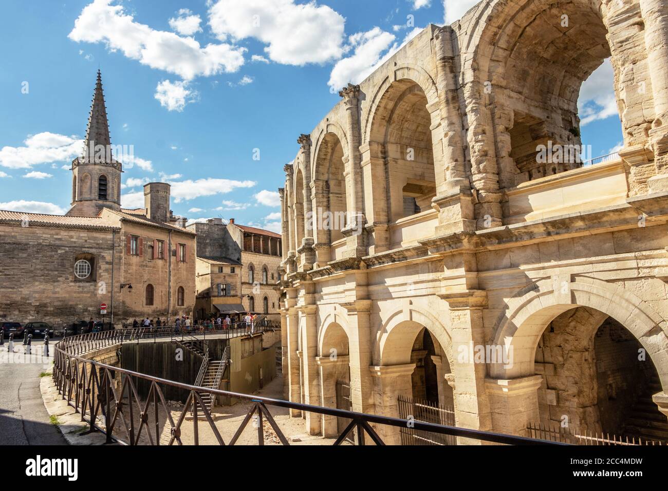 Arles Amphitheatre France Stock Photo - Alamy
