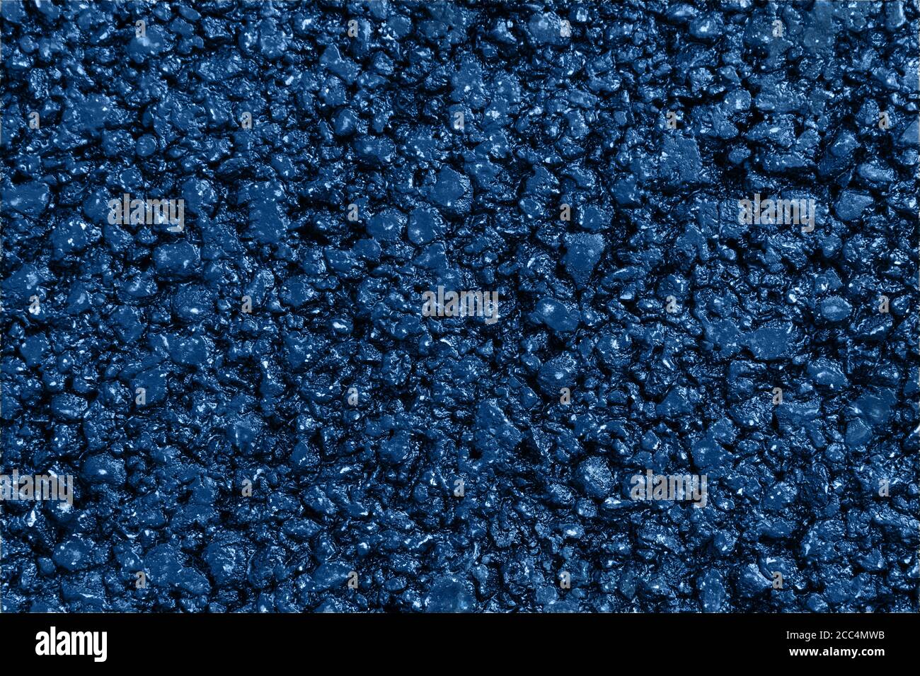 New blue asphalt. Textured, background. Flat lay. Close up Stock Photo ...