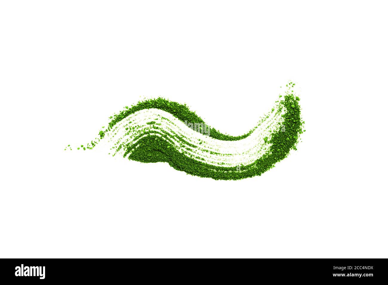 Green eye shadow isolated on white background Stock Photo - Alamy