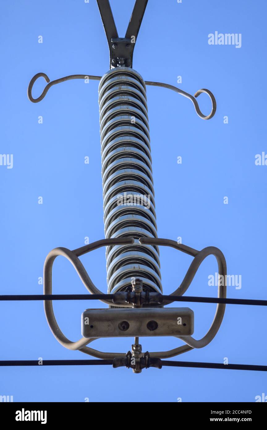 Timber pylon pylons hi-res stock photography and images - Alamy