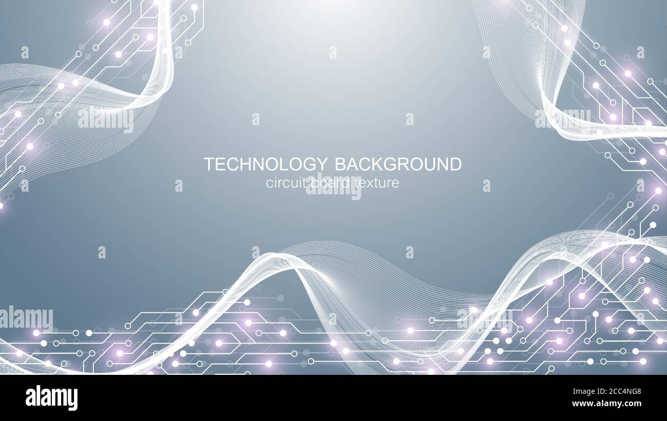 Computer motherboard vector background with circuit board electronic ...