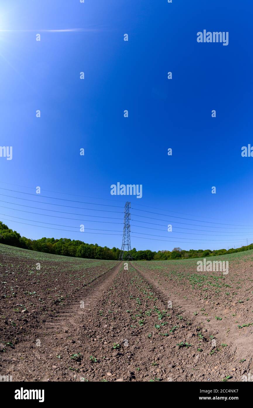 Wardley Pylons, Swinton, Manchester Stock Photo - Alamy
