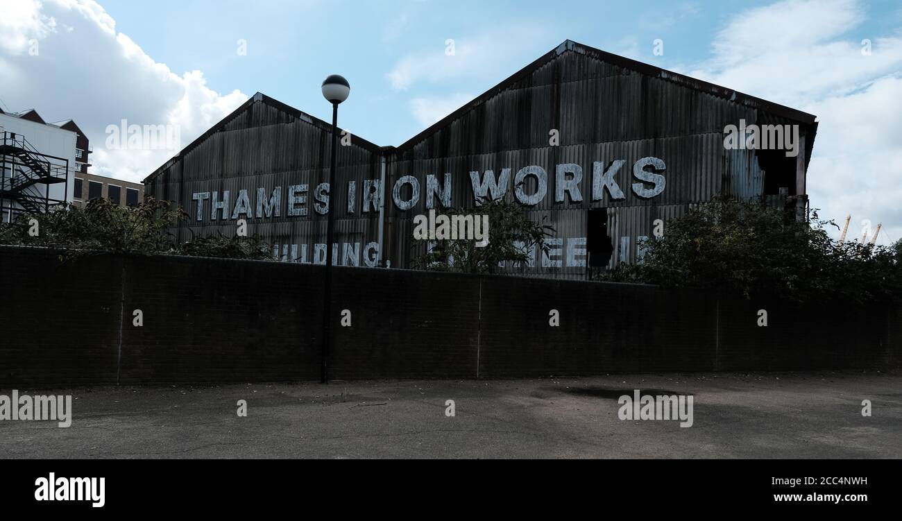 Thames iron works hi-res stock photography and images - Alamy