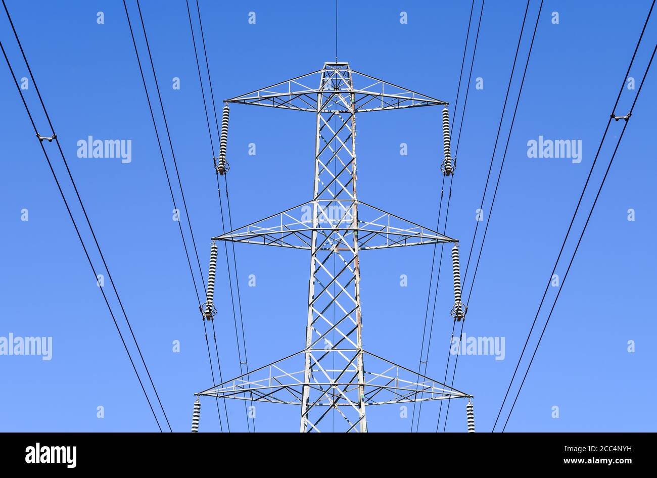 Timber pylon pylons hi-res stock photography and images - Alamy