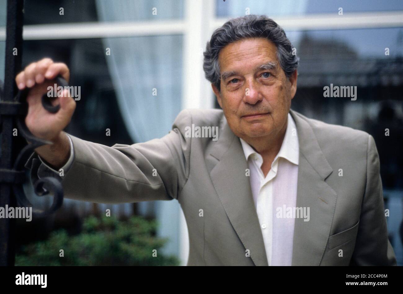 Portrait of Octavio Paz 1988 ©Basso CANNARSA/Opale *** Local Caption ...
