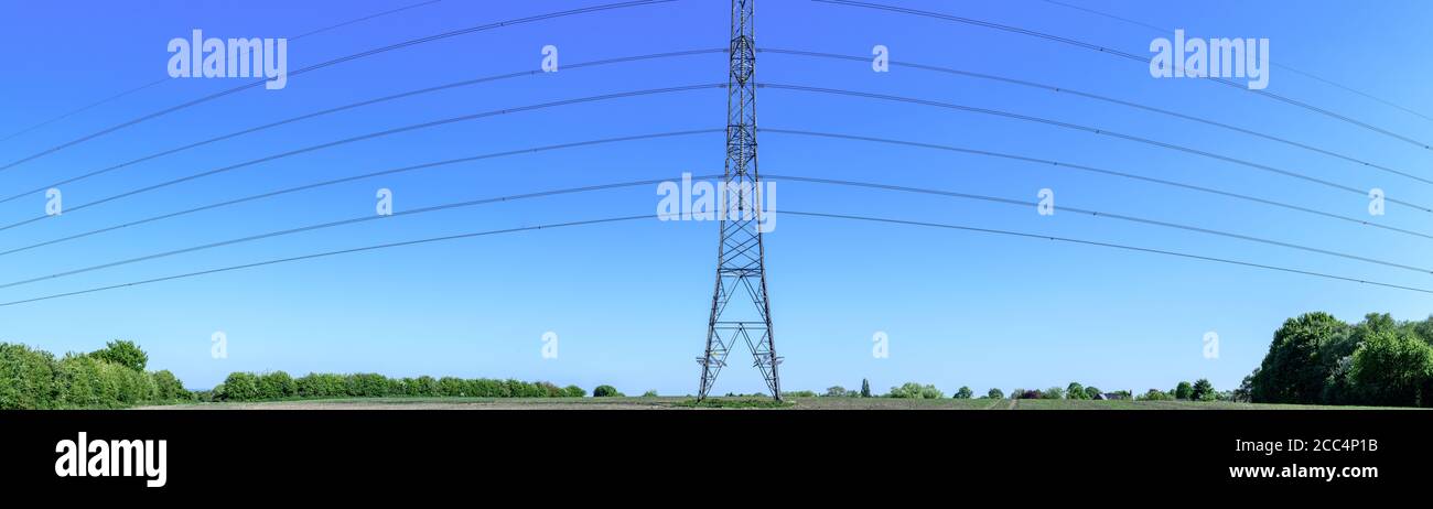 Wardley Pylons, Swinton, Manchester Stock Photo - Alamy