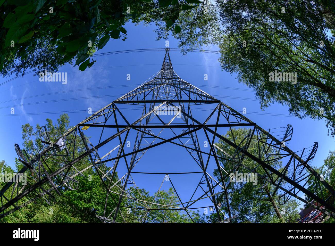 Timber pylons hi-res stock photography and images - Alamy