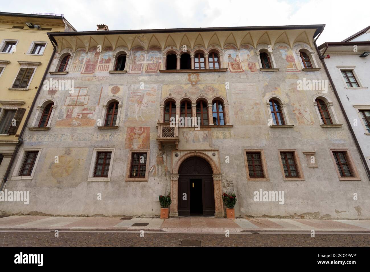 Trento, Trentino Alto Adige, Italy: historic buildings in the center ...